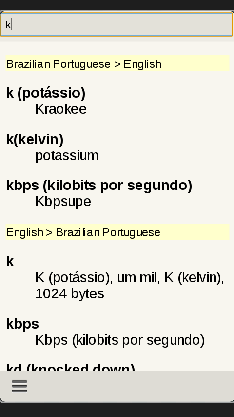 Brazilian Portuguese - English Dictionary | Devpost