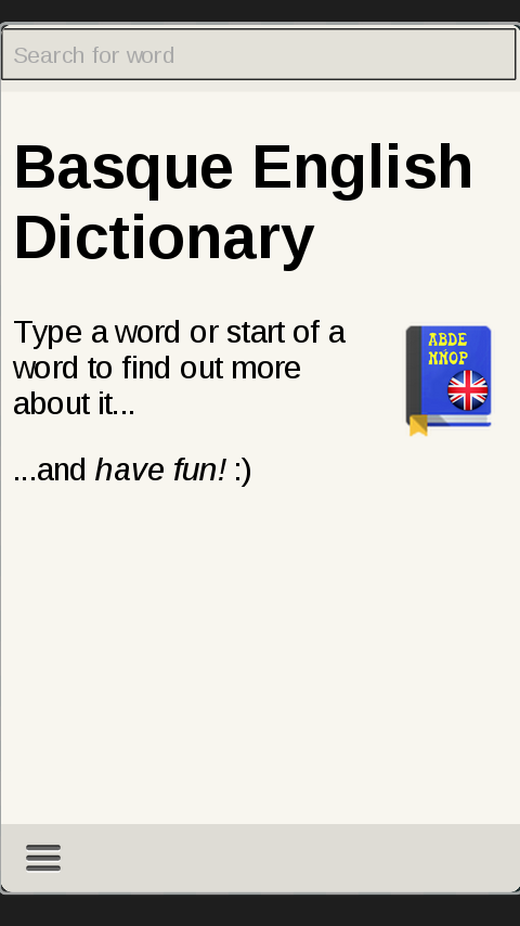 Basque English Dictionary | Devpost