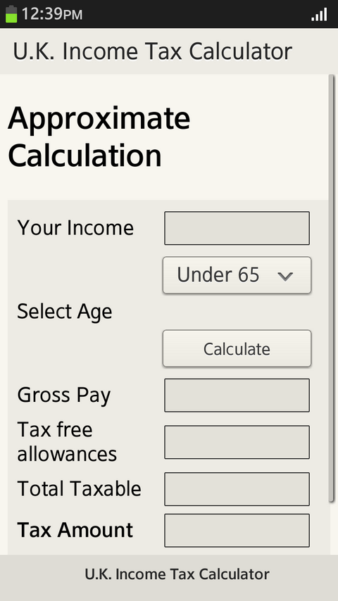 UK Income Tax Calculator | Devpost