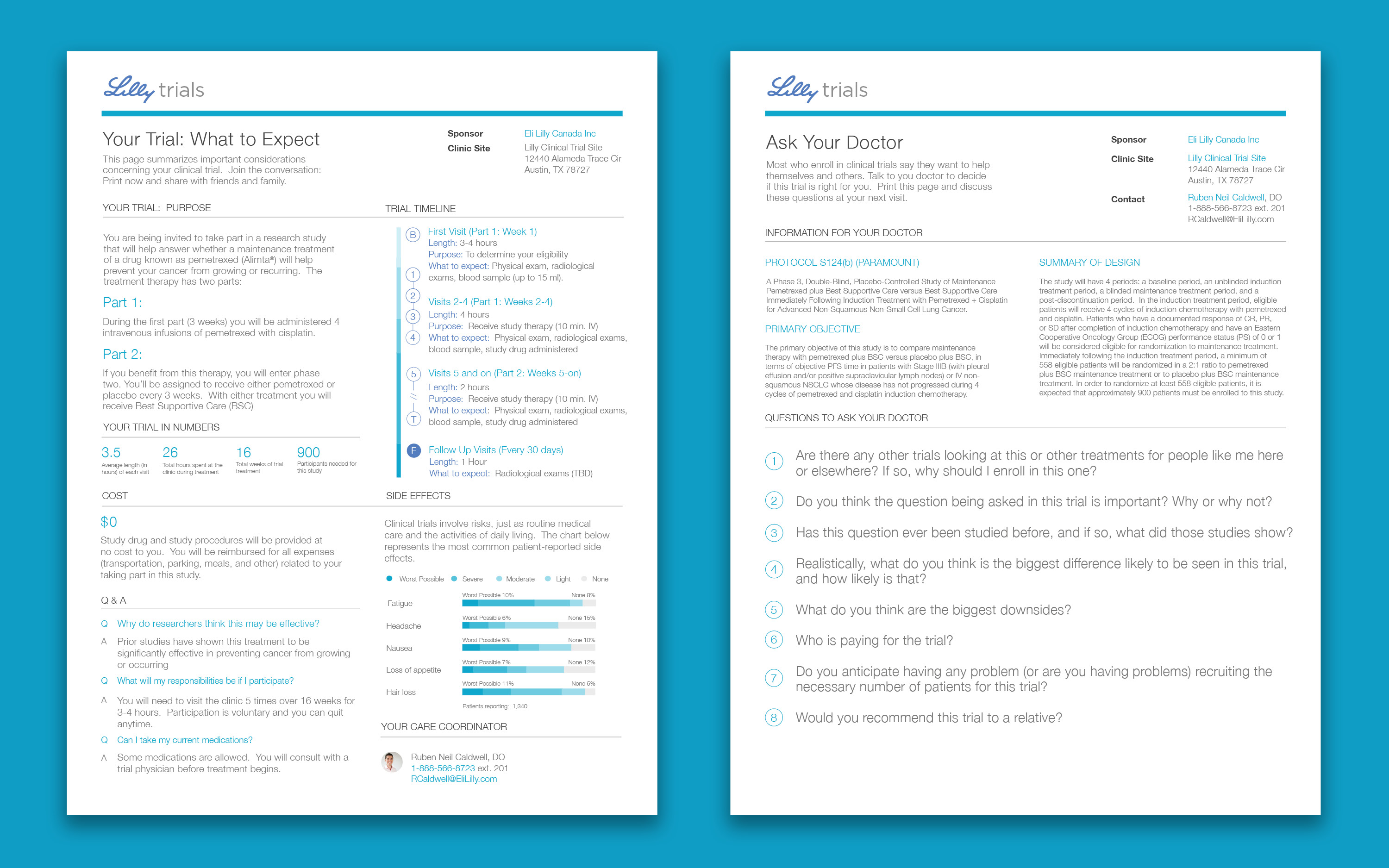 Studio Tack - Clinical Trial Visualization Redesign | Devpost