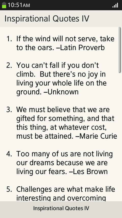 Inspirational Quotes Iv Devpost
