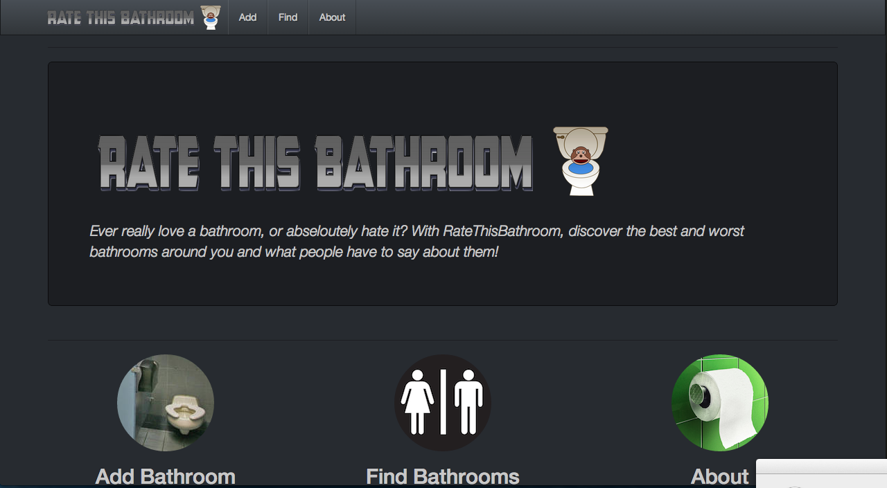 Rate This Bathroom | Devpost