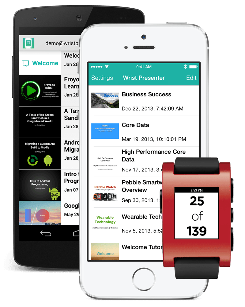Wrist Presenter, Presentations with your wrist | Devpost
