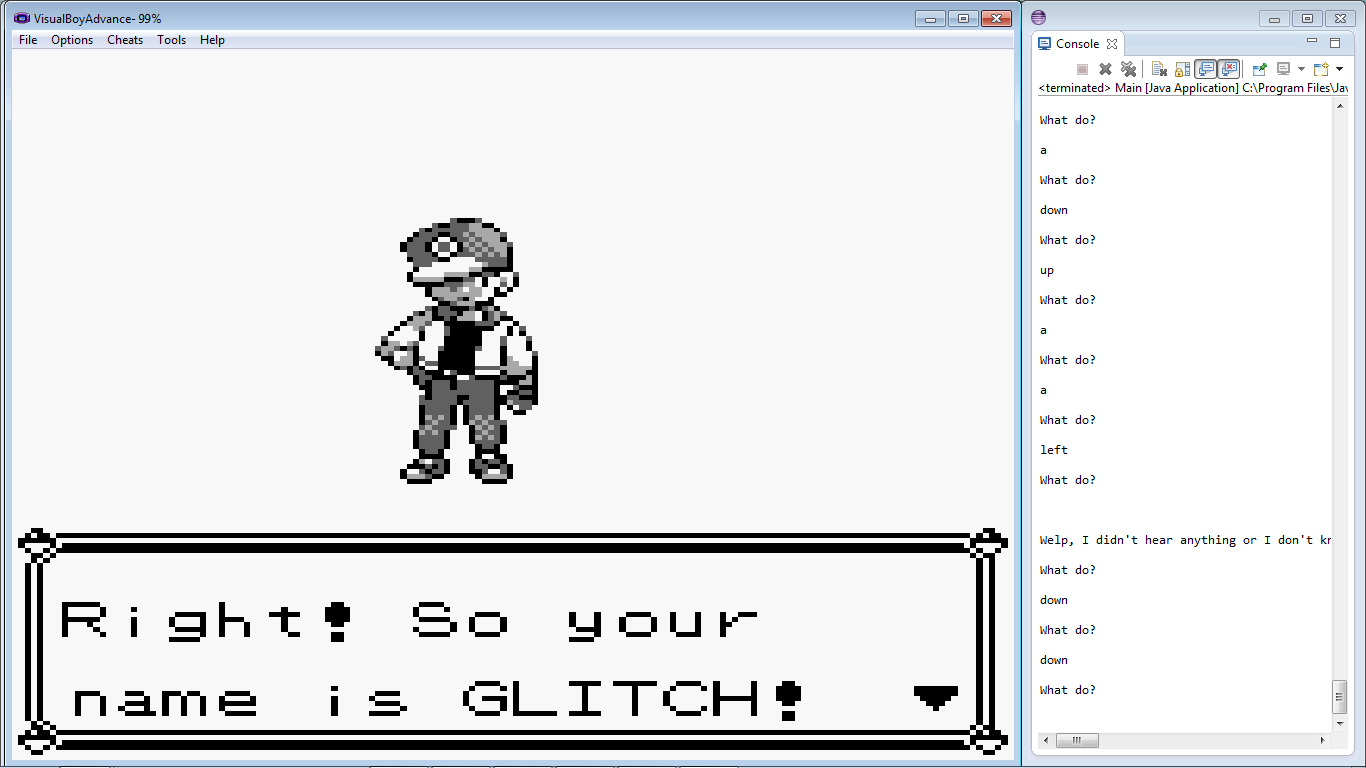 Glitch Plays Pokemon | Devpost