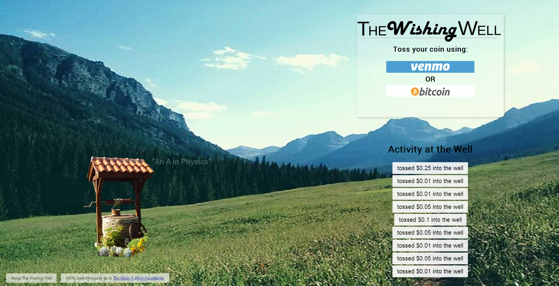 The Wishing Well | Devpost