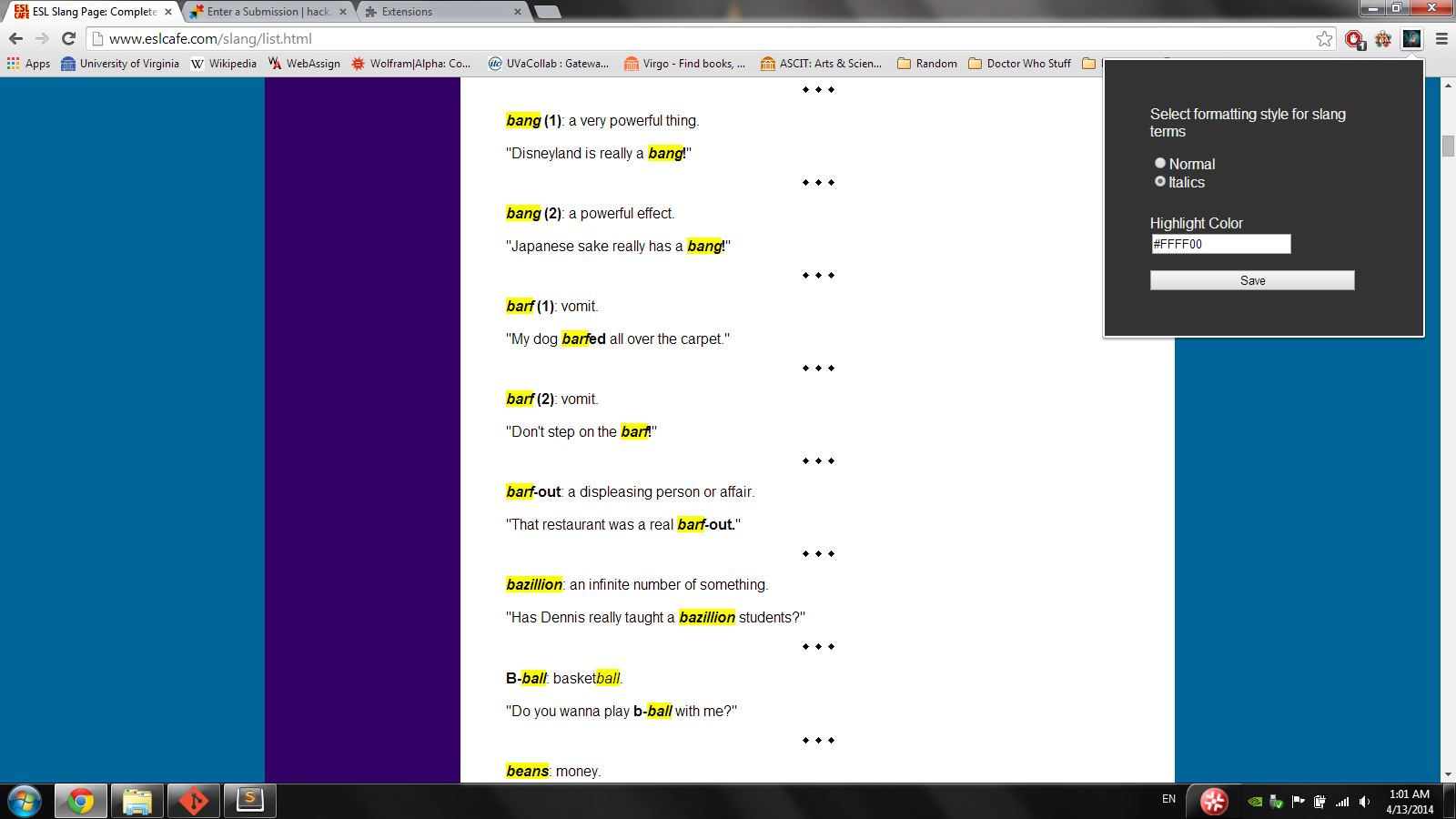 Cage Teaches Slang | Devpost
