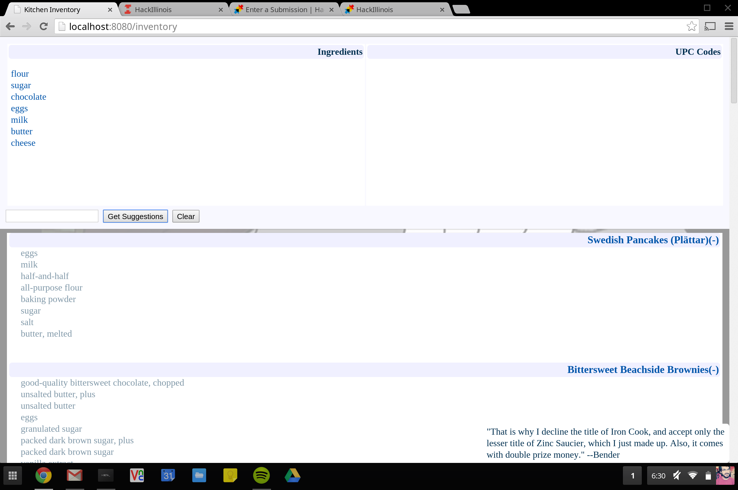 Zinc Saucier -- Shiny Metal Kitchen Assistant | Devpost
