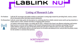 LabLink NU | Devpost