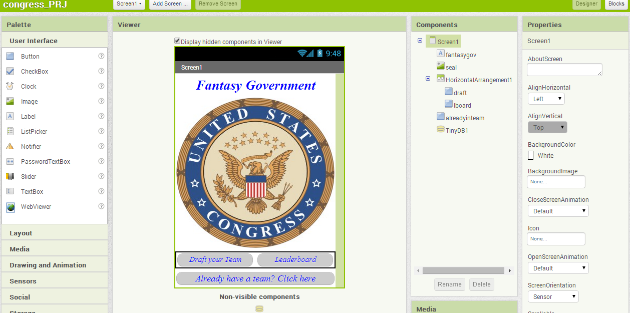 Fantasy Congress Draft | Devpost