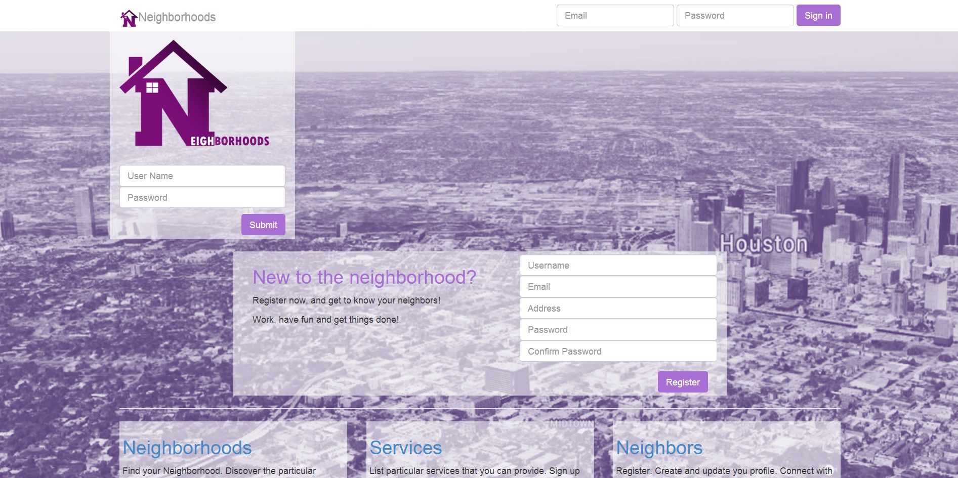 Neighborhoods | Devpost