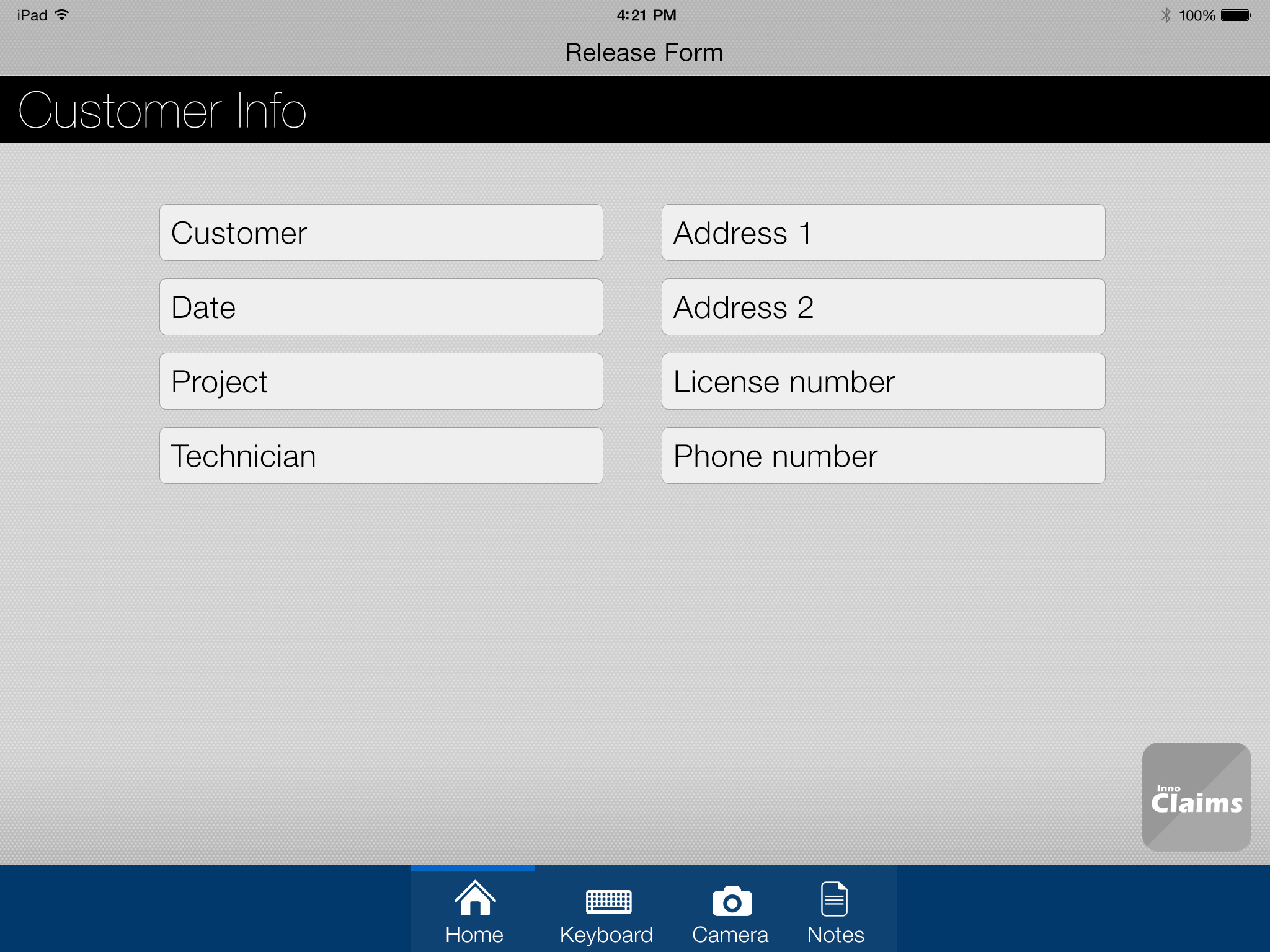 InnoClaims – Claim Inspection form | Devpost