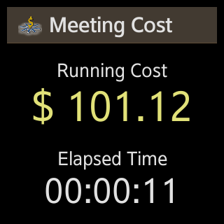 Meeting Cost | Devpost