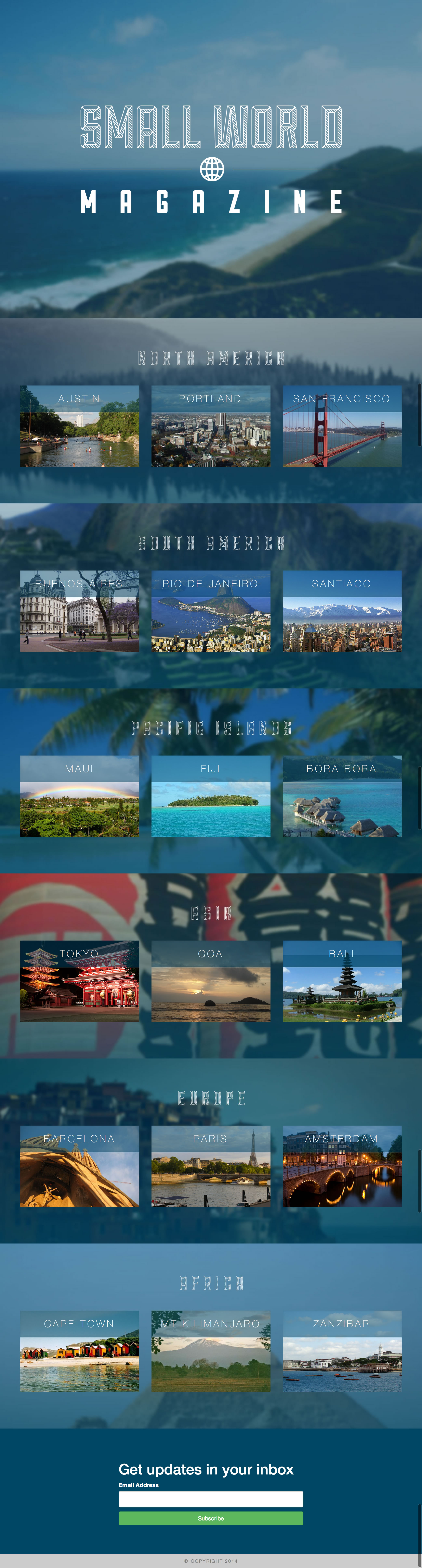 Small World Magazine | Devpost