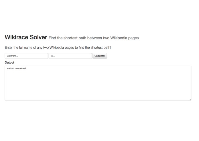 Wikirace Solver (Hitler game solver) | Devpost
