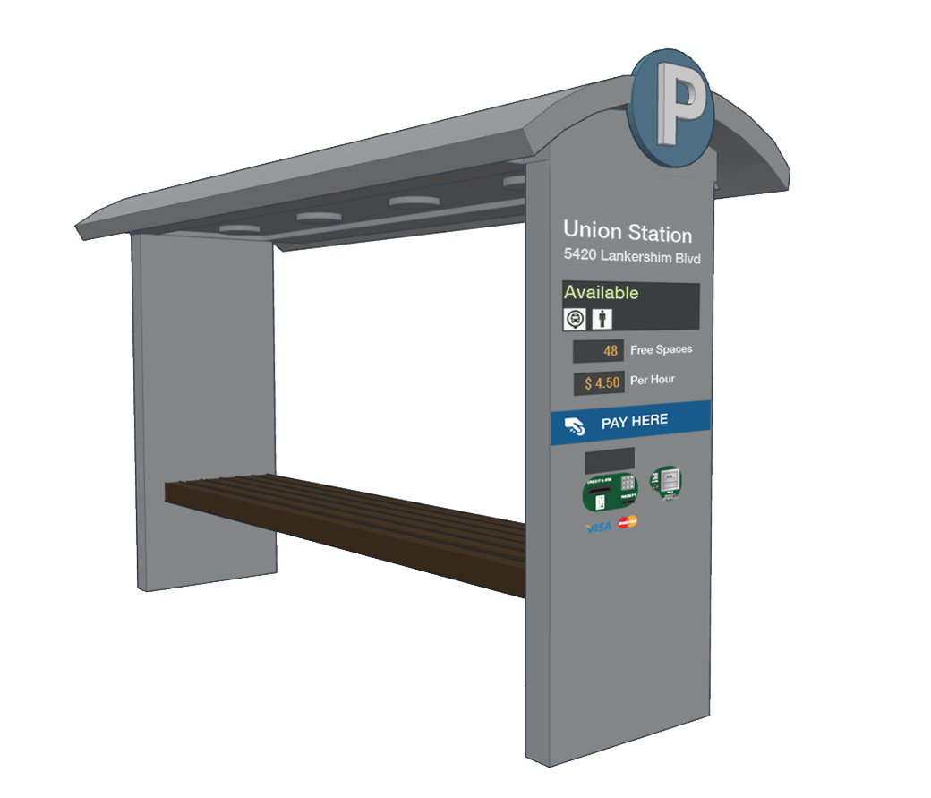 Parking Kiosks for Urban Wayfinding — Park Here L.A. | Devpost