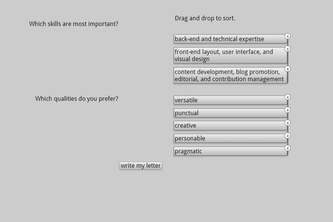 Interactive cover letter | Devpost
