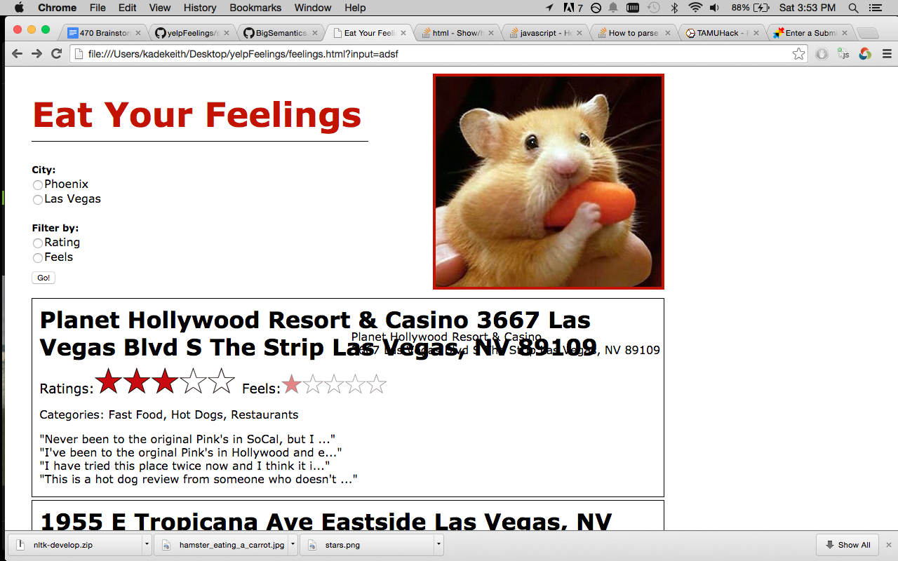 Eat Your Feelings | Devpost