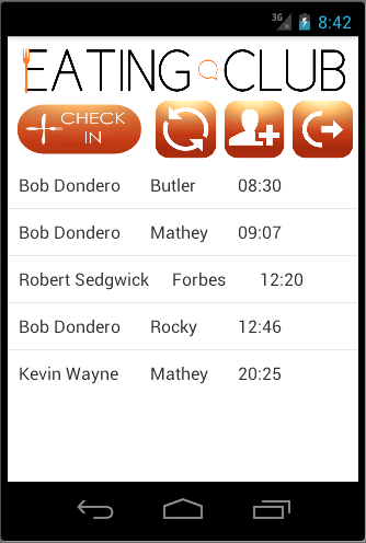 The Eating Club App | Devpost