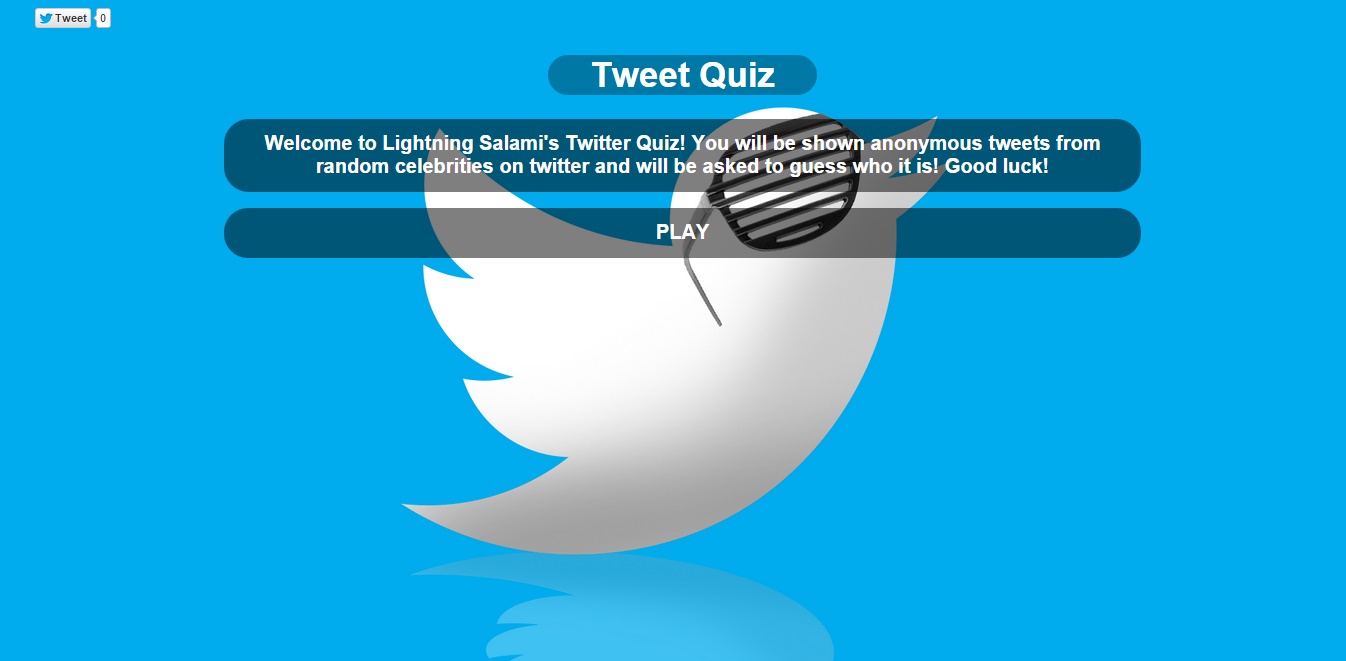 Celebrity Tweet Quiz | Devpost