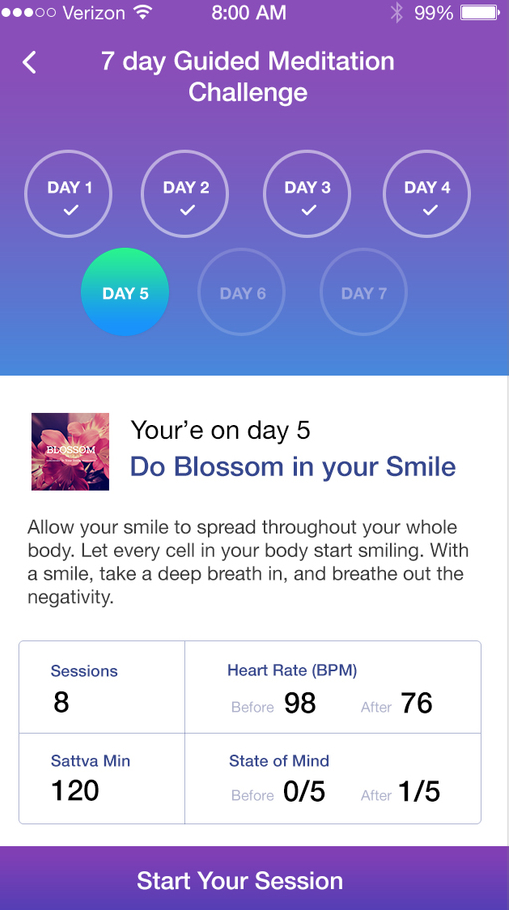 Sattva - Meditation Timer & Tracker | Devpost