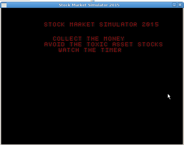 Stock Market Simulator 2015 | Devpost