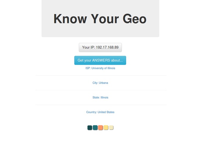 Know Your Geo | Devpost
