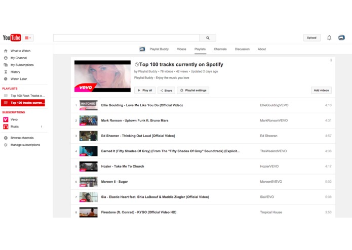 Playlist Buddy - Convert Spotify playlists to YouTube | Devpost