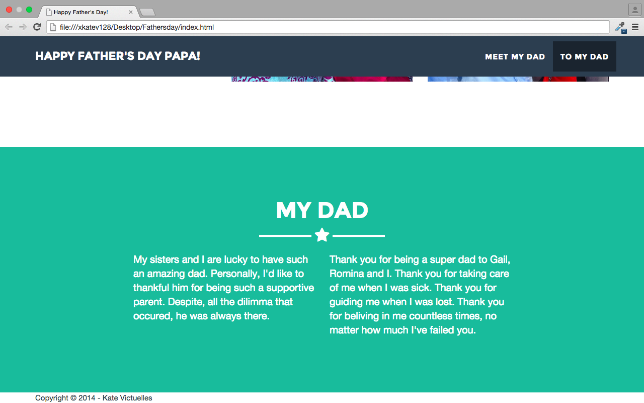Happy Father's Day | Devpost