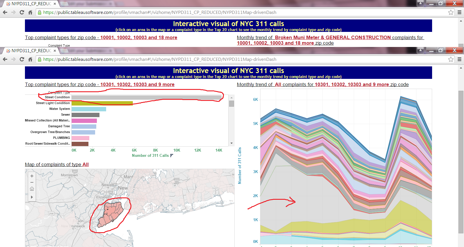 A visual analysis of New York City 311 Calls | Devpost