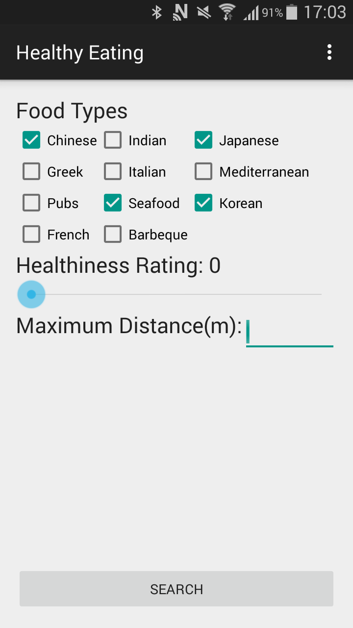 Healthy Eating | Devpost