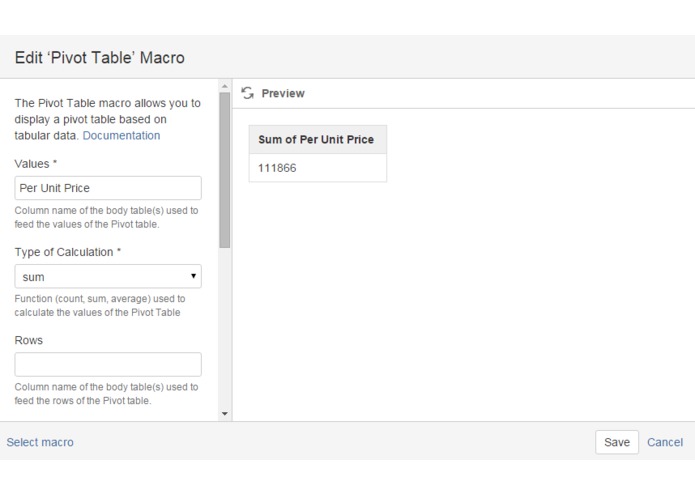 Pivot Table for Confluence | Devpost