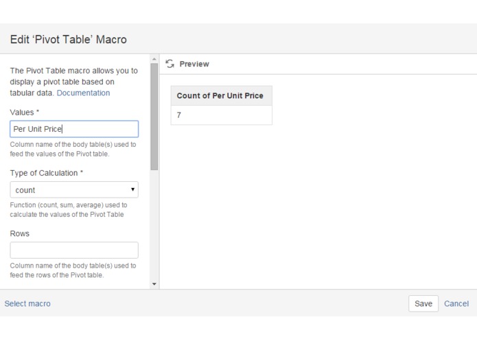 Pivot Table for Confluence | Devpost