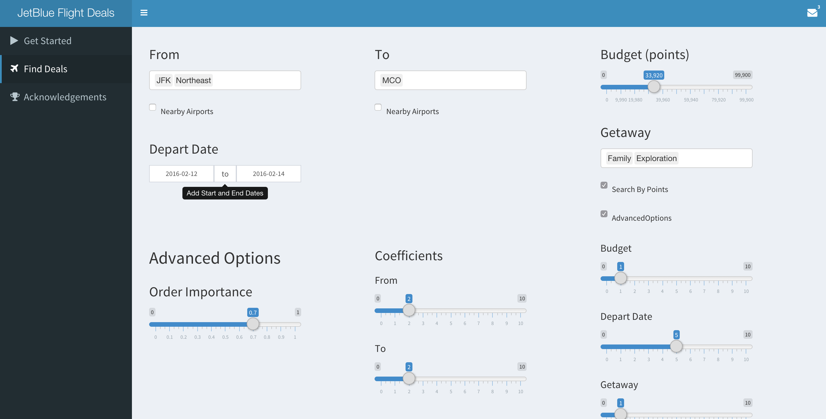 JetBlue Flight Deals | Devpost