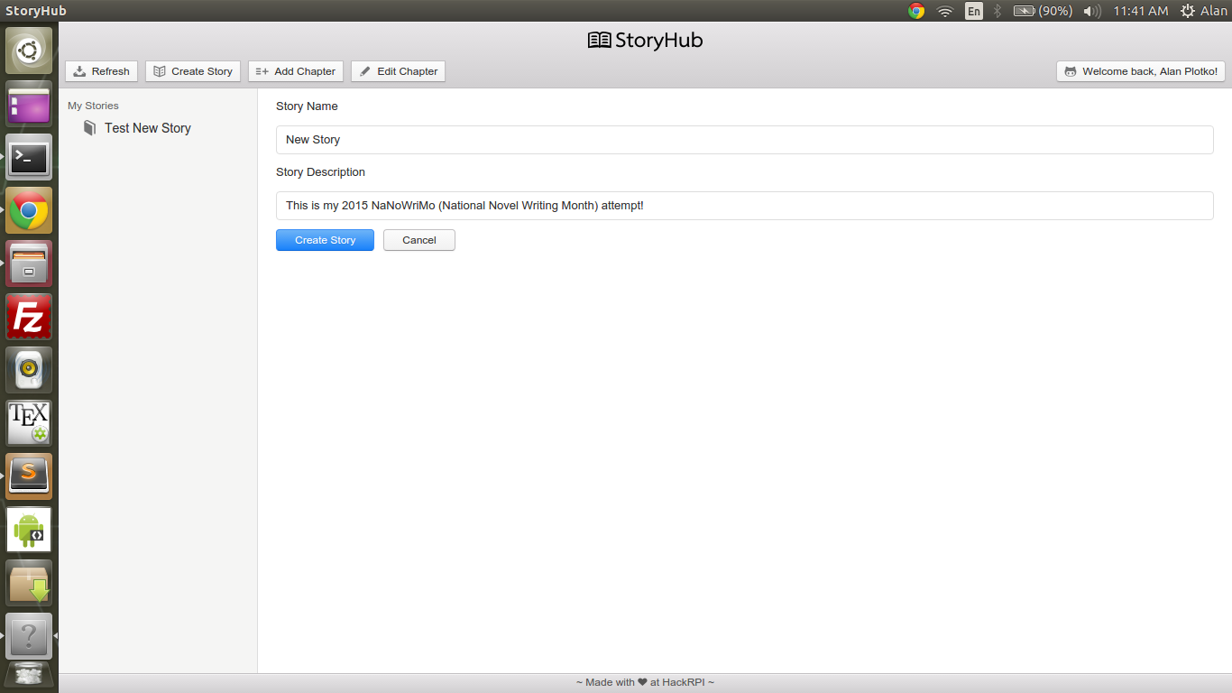 StoryHub | Devpost