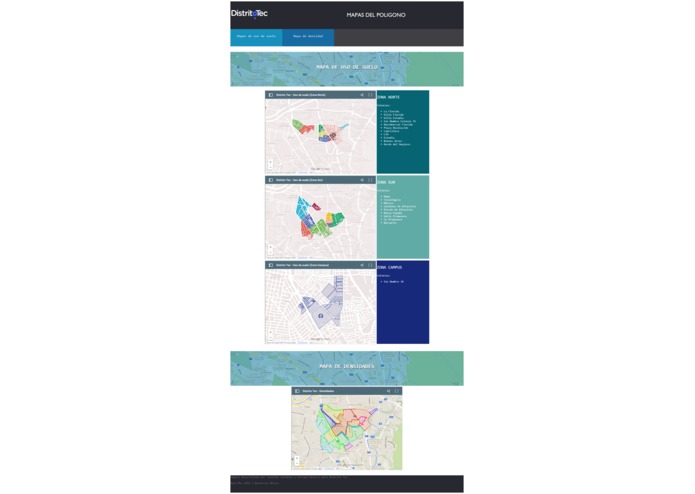 Reto Distrito Tec - Mapa de Uso de suelo y Densidades | Devpost