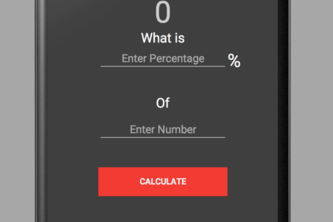 First Android App To Calculate Percentage of a number | Devpost