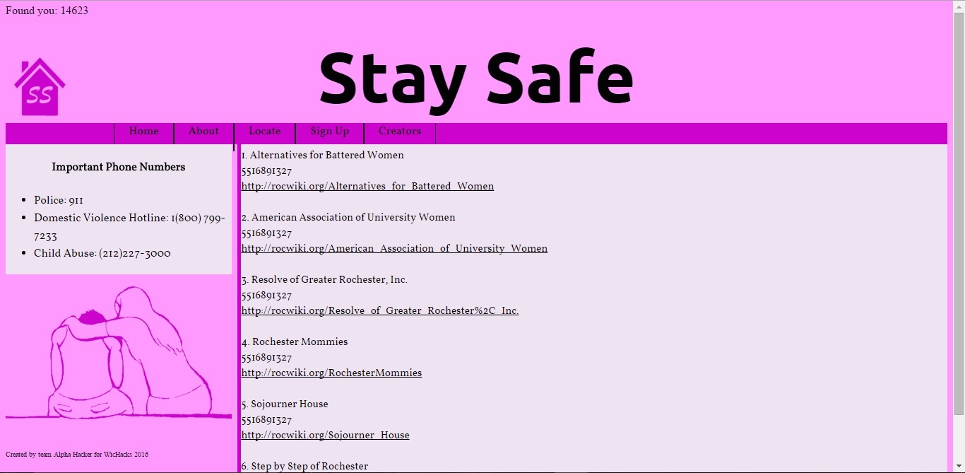 Stay Safe | Devpost