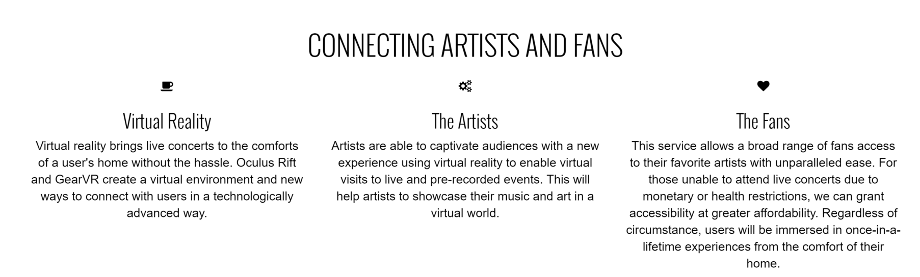 We Are Concerts | Devpost