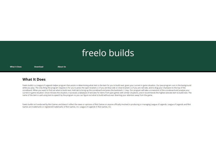 freelo builds | Devpost