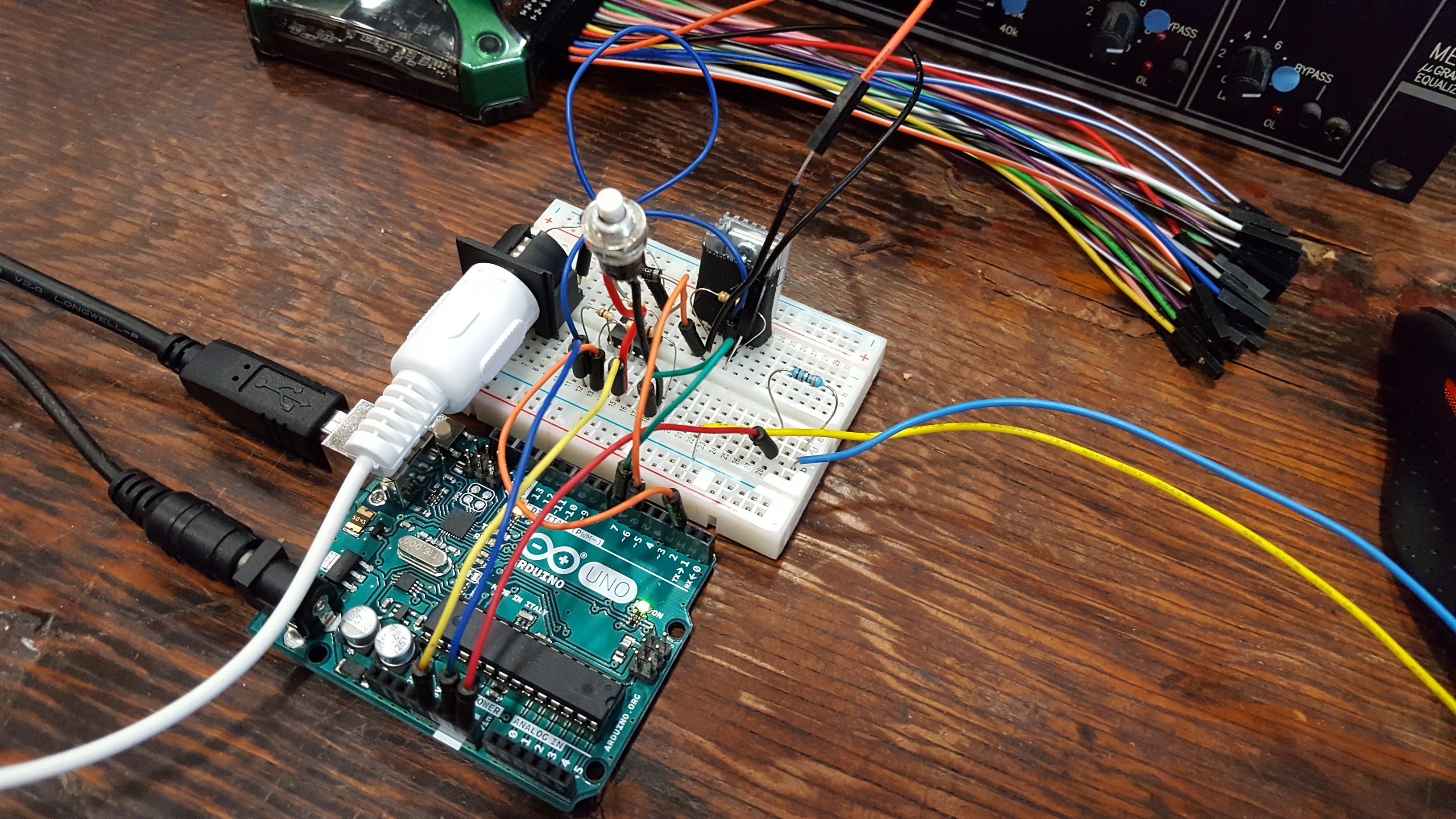 Analog Squared Effect Processing And Arduino Synthesizer Devpost