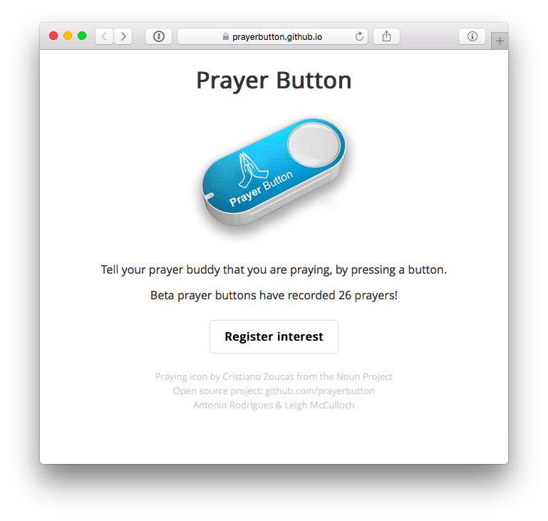 Prayer Button | Devpost