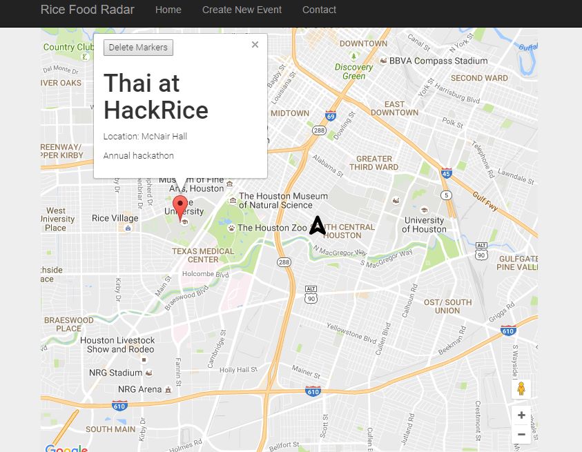 Rice Food Radar | Devpost