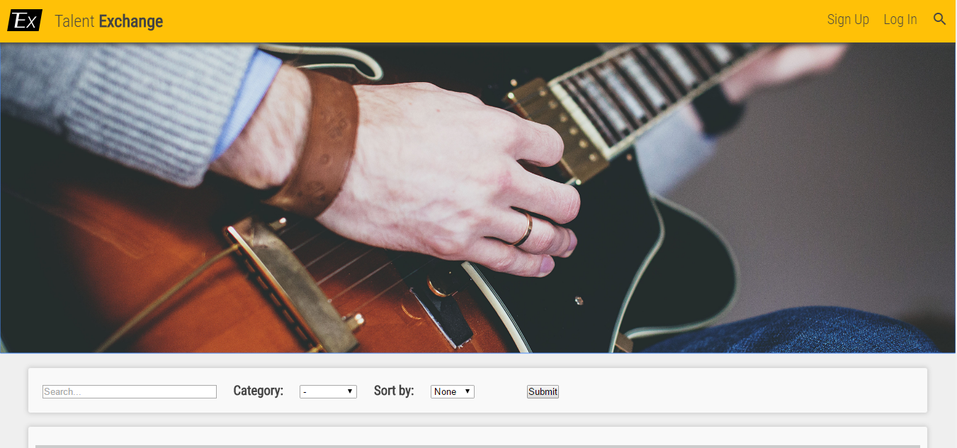 Talent Exchange | Devpost