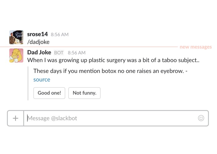 Slack Dad Jokes | Devpost