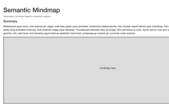 Semantic Mindmap | Devpost
