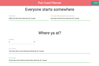 pub-crawl-planner | Devpost