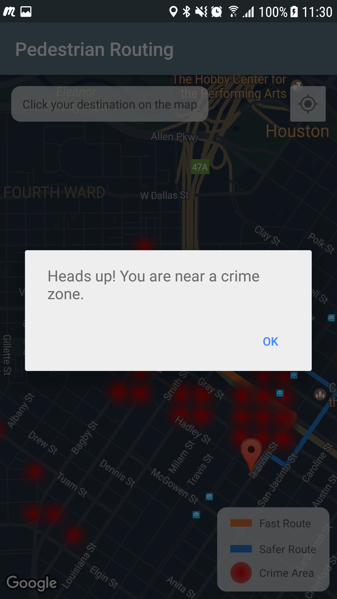Safest Route Houston | Devpost