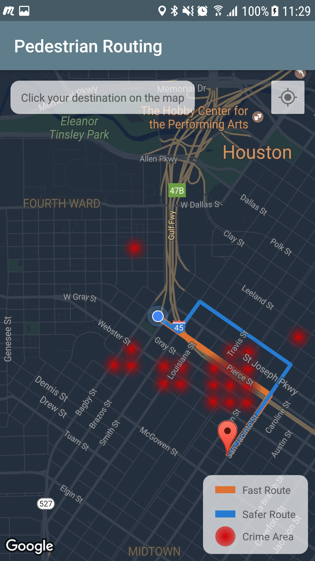 Safest Route Houston | Devpost