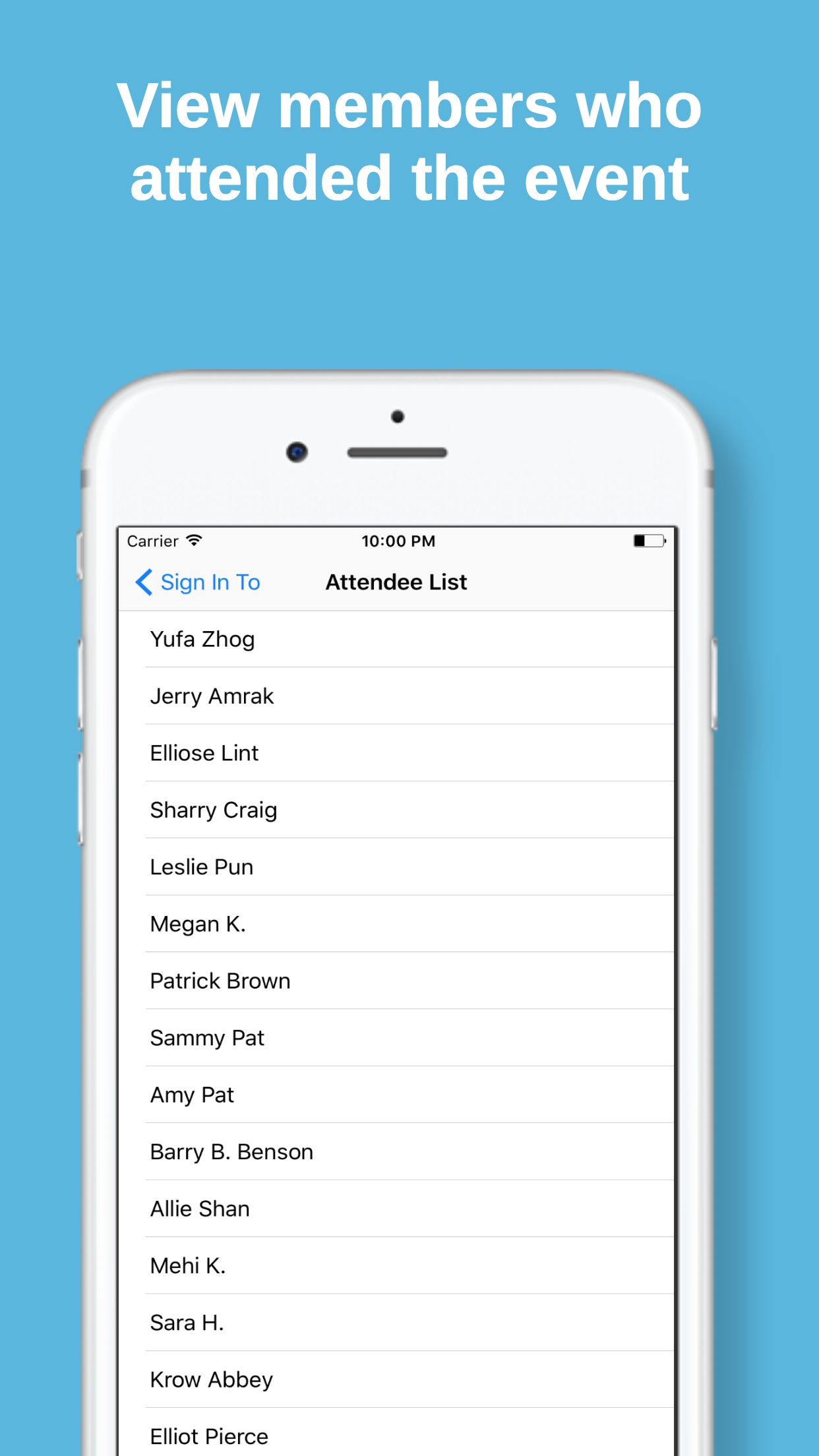 SignIn - Simple Club Attendance and Tracking | Devpost