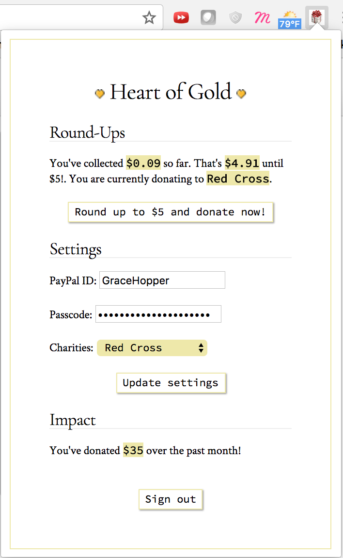 Heart of Gold | Devpost